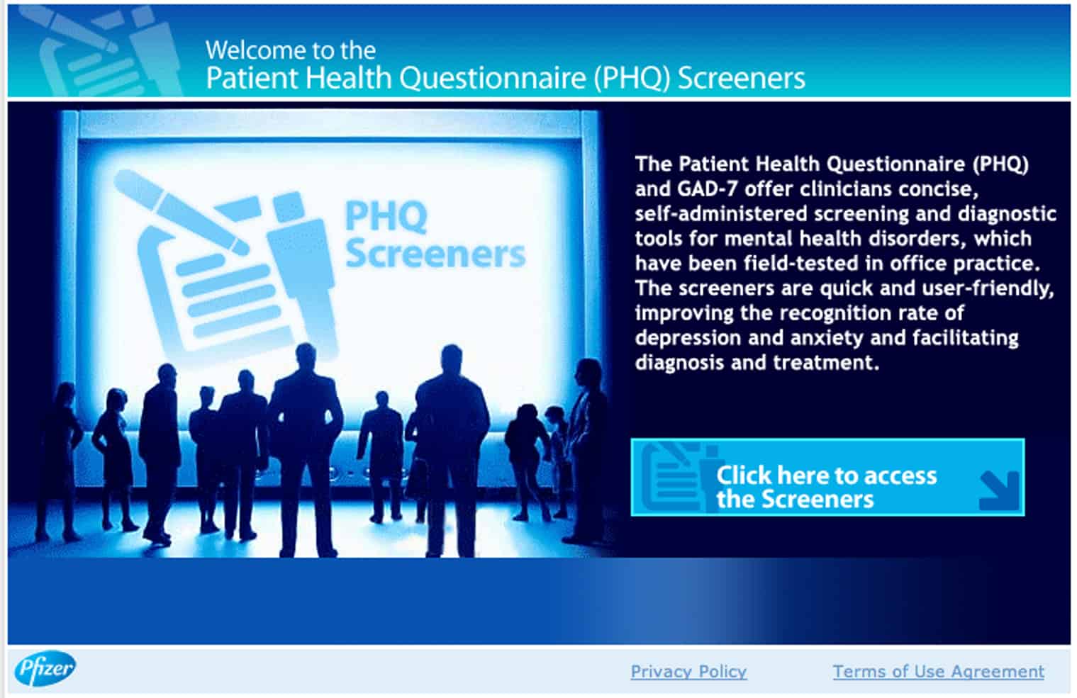 Digital Pharma: Pfizer puts mental health diagnosis tools online ...